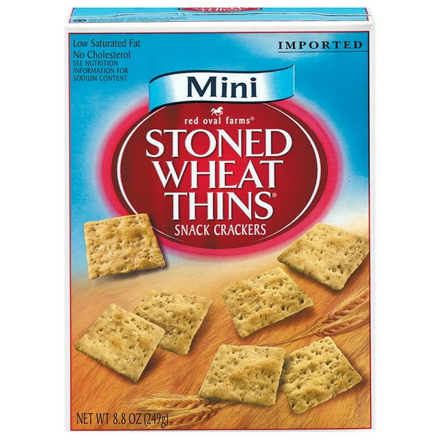 Nabisco Red Oval Farms Stoned Wheat Thins Snack Crackers, 8.8 Oz ...