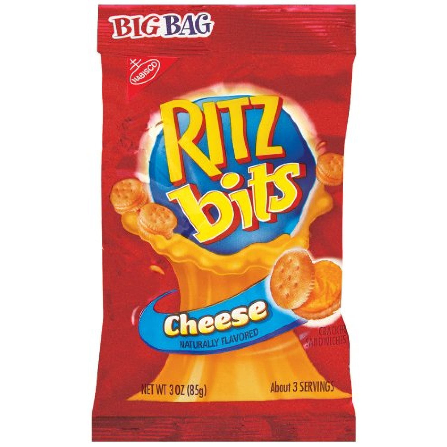 Nabisco Ritz Bits Cheese Sandwich, 3 Ounce (Pack of 36) - Walmart.com