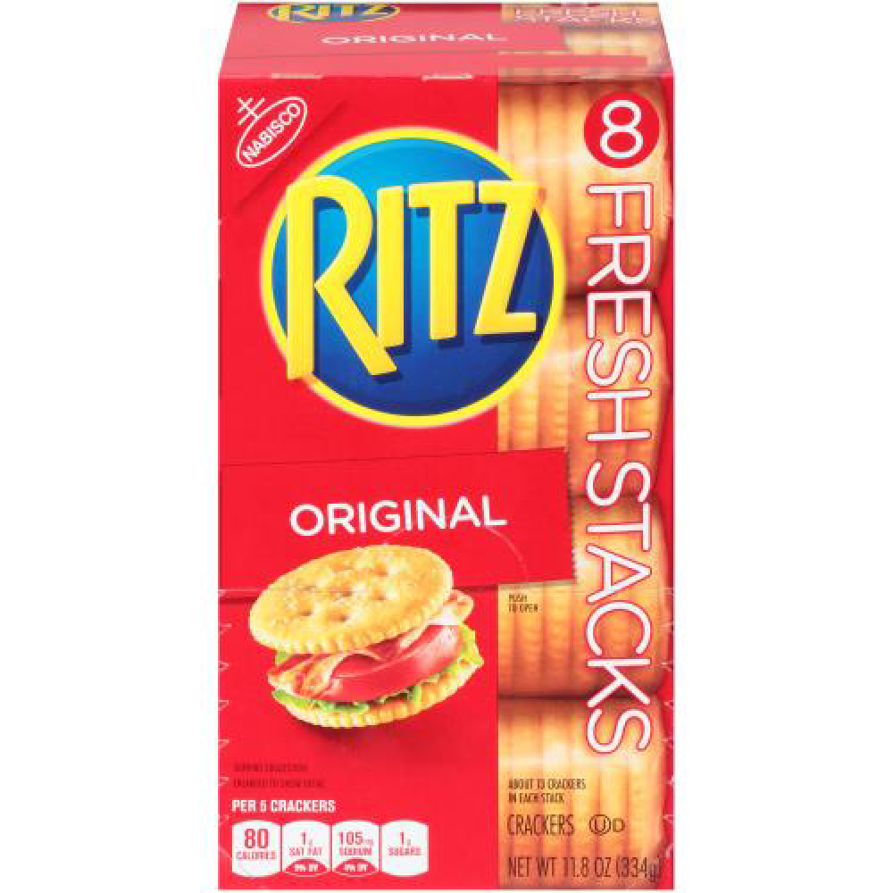 Nabisco Ritz Crackers Fresh Stacks Original - 11.8 Oz. (Pack of 4 ...