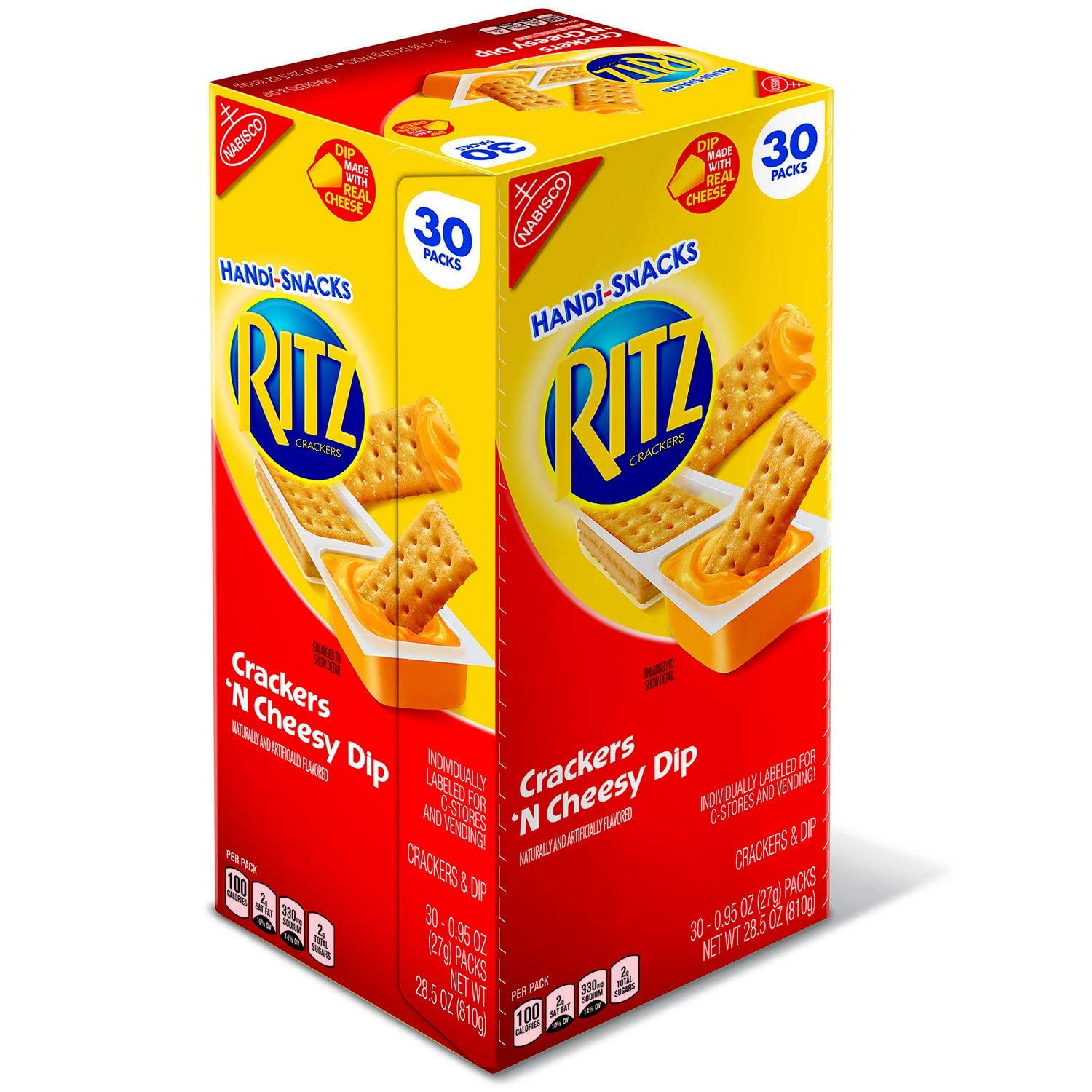 Nabisco Ritz Crackers Snack Packs, 28.5 NSD3 Ounce, 30 Count - Walmart.com