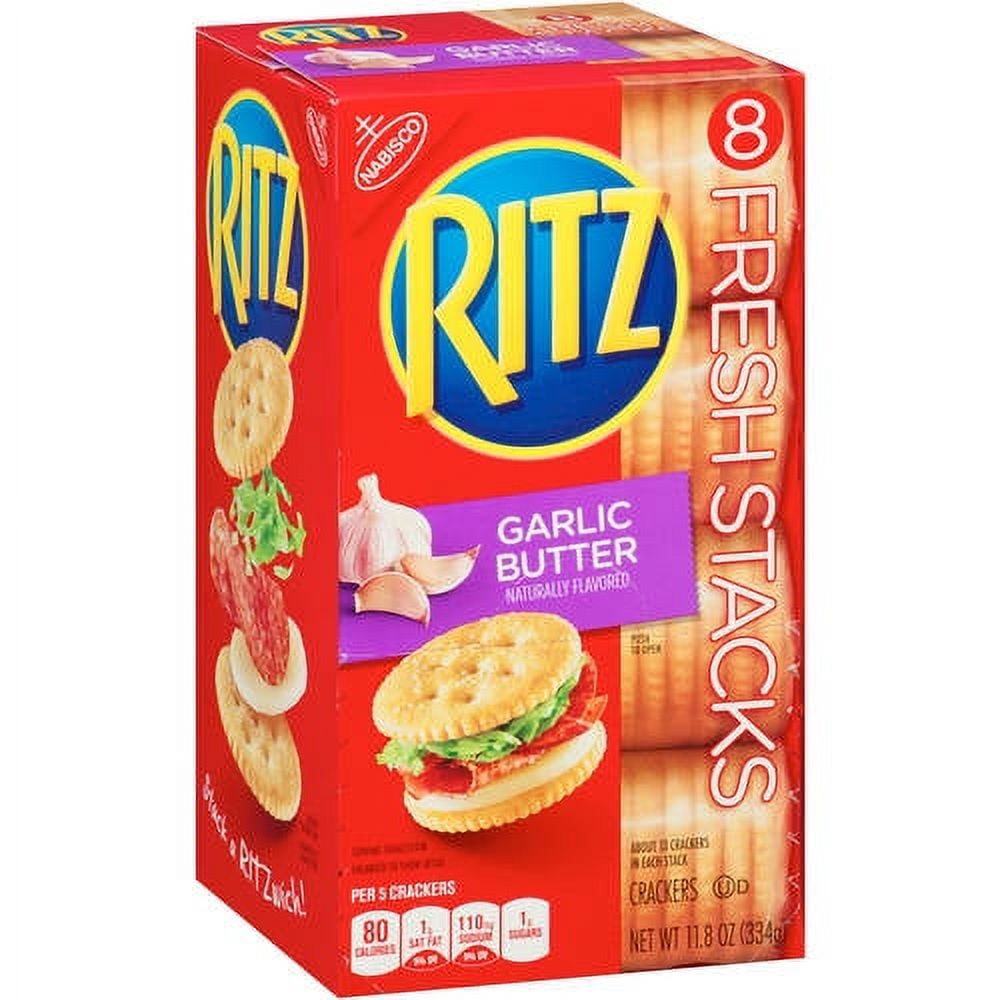 Nabisco Ritz Garlic Butter Crackers, 11.8 Oz. - Walmart.com