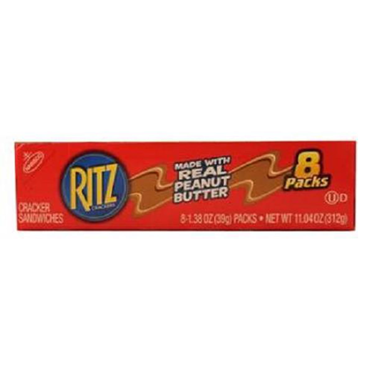Nabisco, Ritz Peanut Butter Sandwich, Count 8 (1.38 oz) - Cookie ...