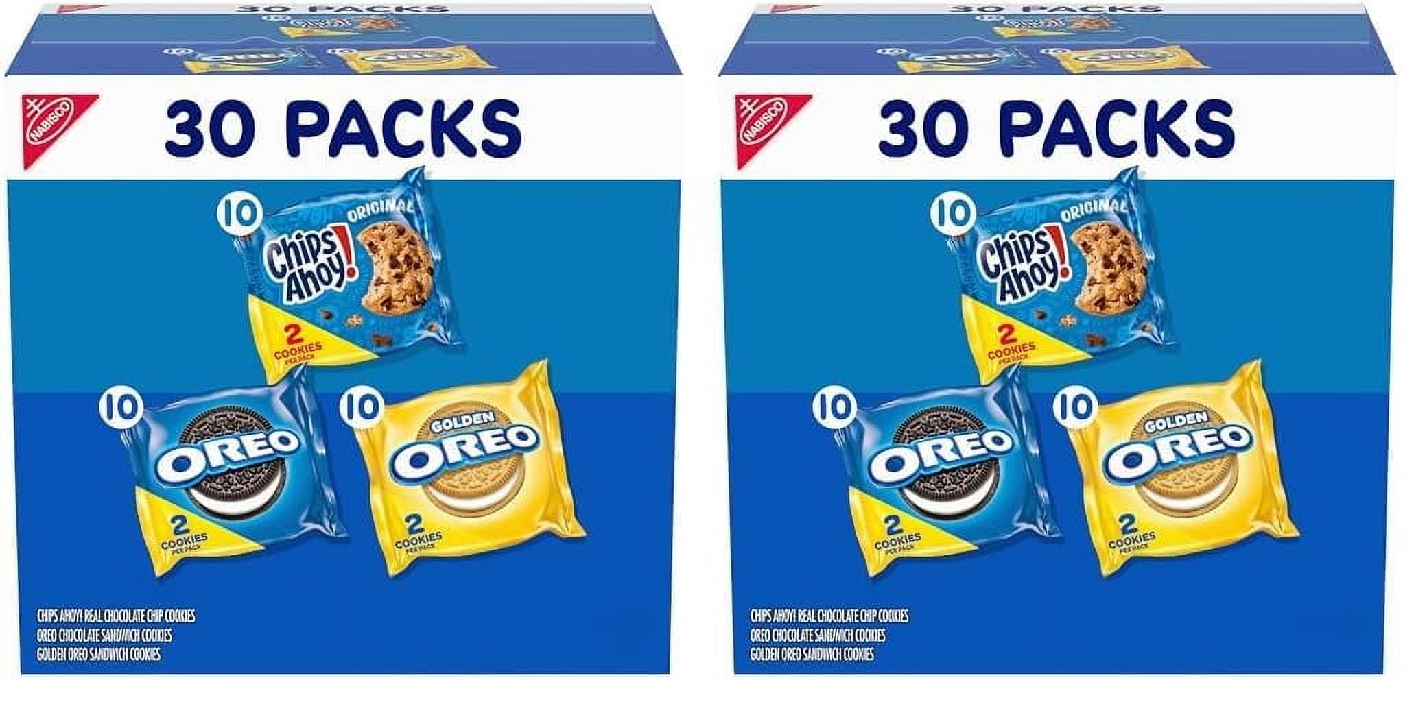 Nabisco Sweet Treats Cookie Variety Pack Oreo, Oreo Golden & Chips Ahoy ...