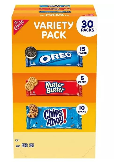 Nabisco Variety Pack Cookies 30 Packs - Walmart.com