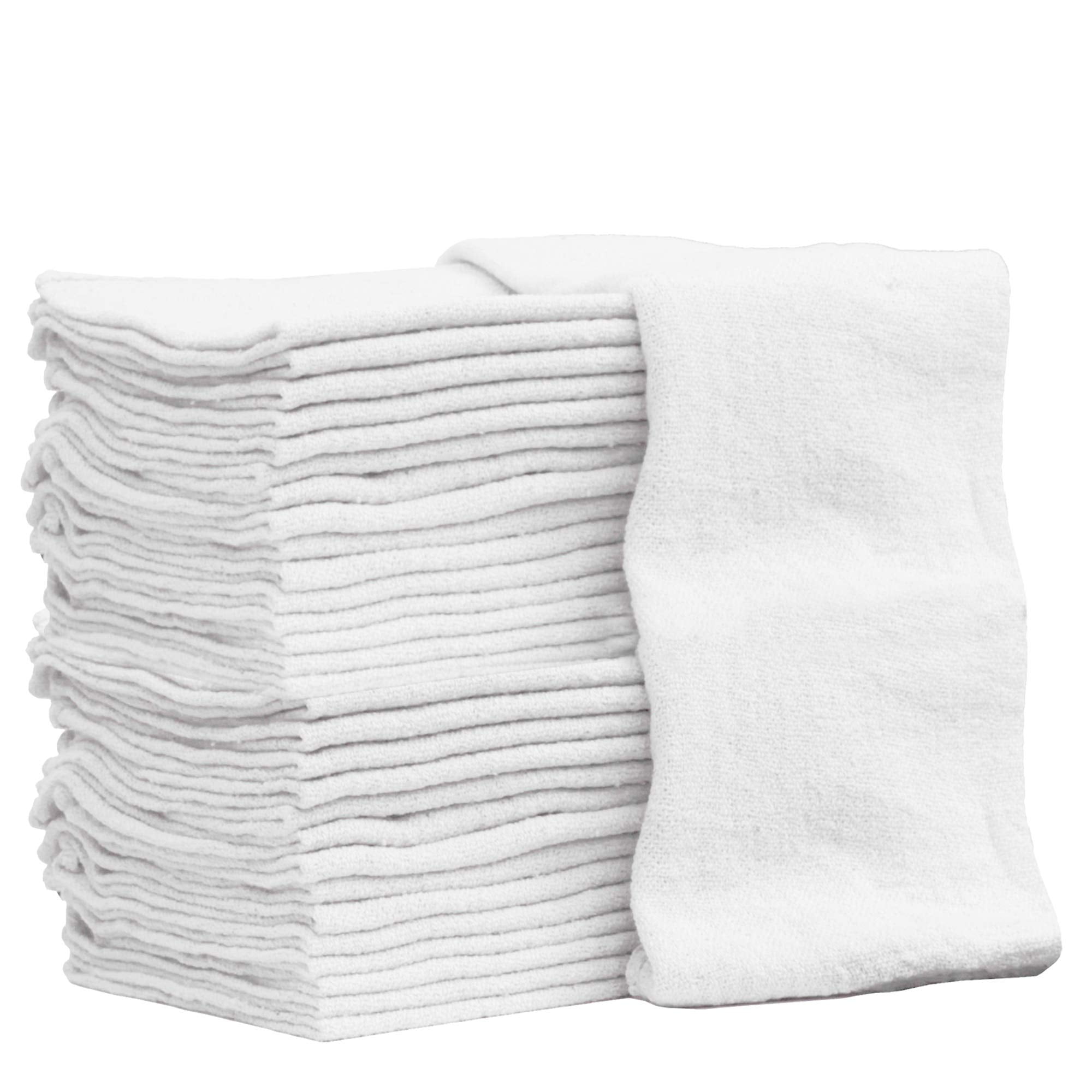 Nabob Wipers Auto Mechanic Shop Towels 50 Pack Shop Rags 100% Cotton ...