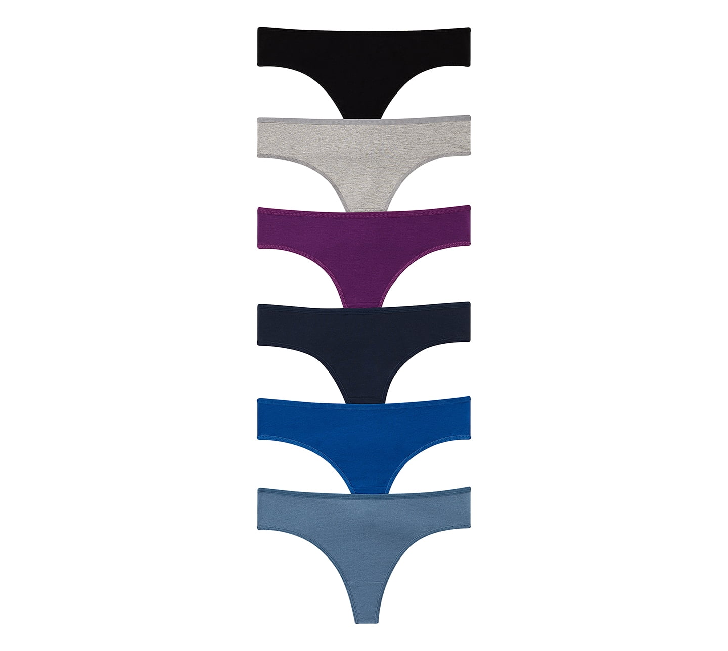 Nabtos Basic Cotton Thongs Women's Panties Underwear - Walmart.com