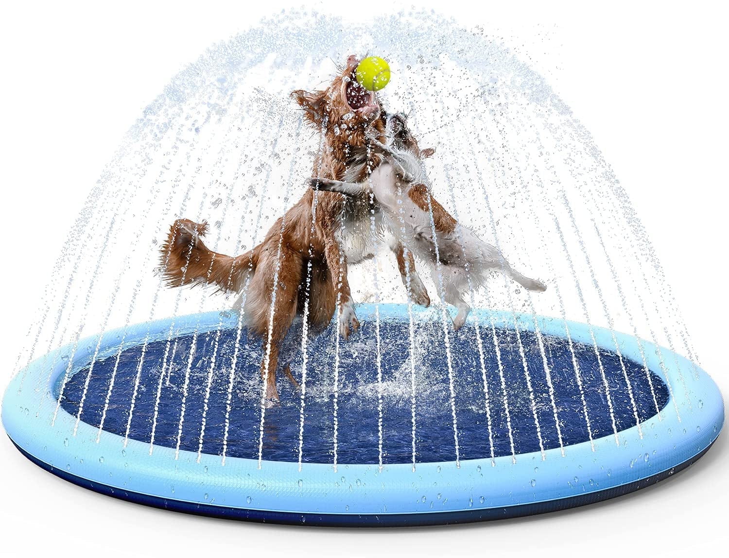 Nacams Small Dog Splash Pad, Non Slip Splash Pad Sprinkler for Kids ...