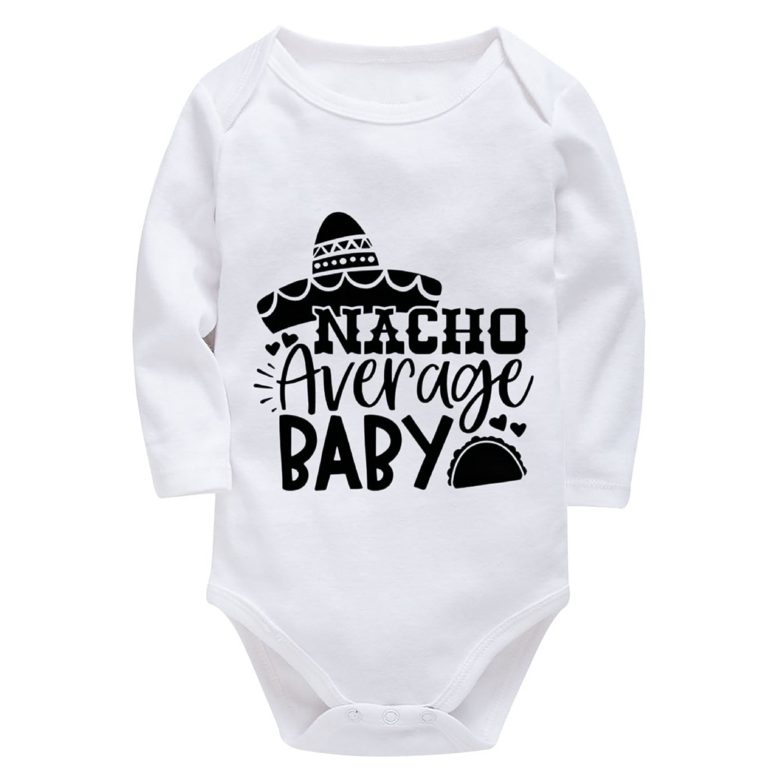 Nacho Average Baby Going Home Hospital Outfit for Baby Long Sleeve Boy ...