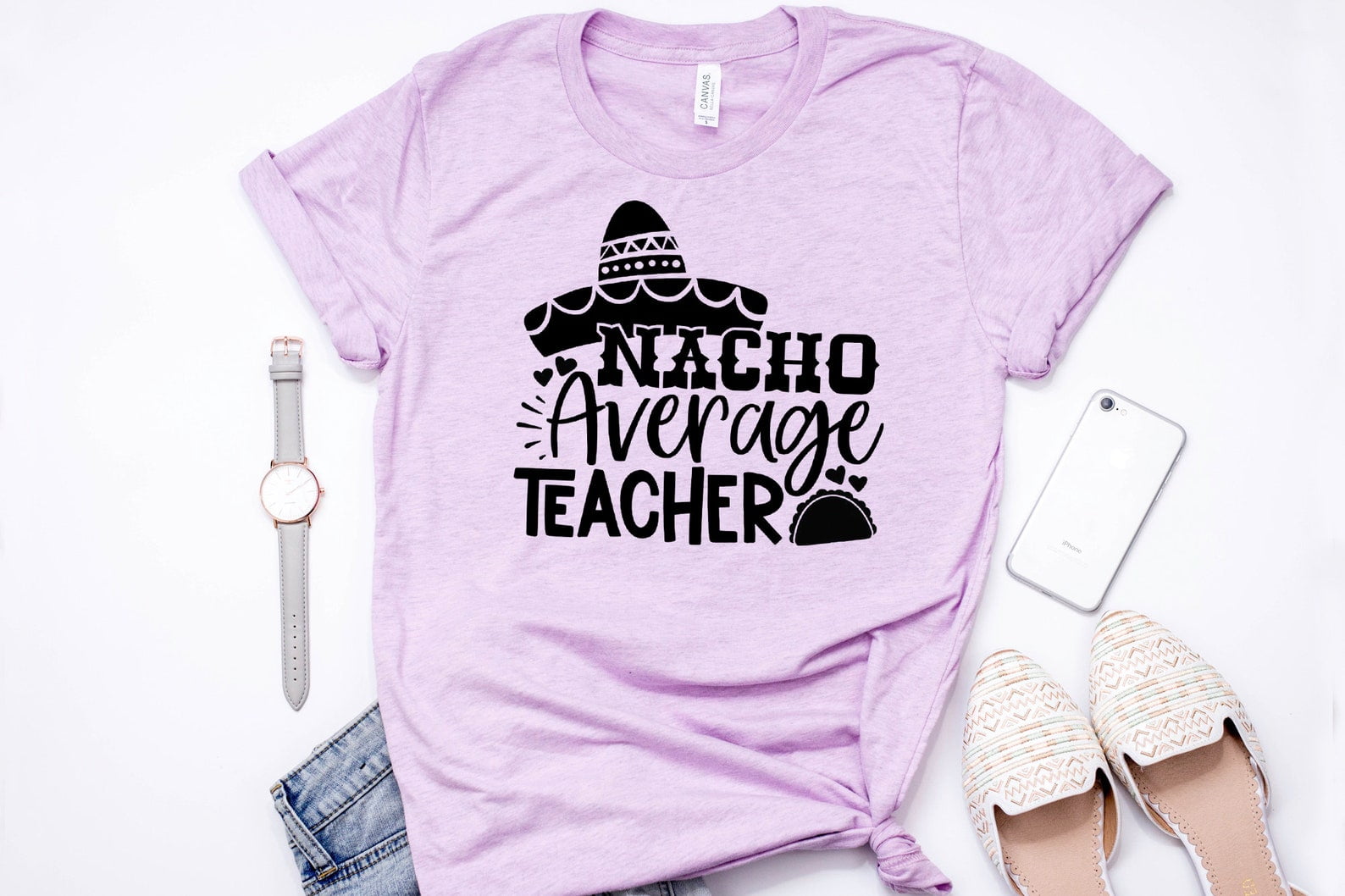 Nacho Average Teacher - Kindergarten Teacher Tee -Teacher Shirt - Field ...