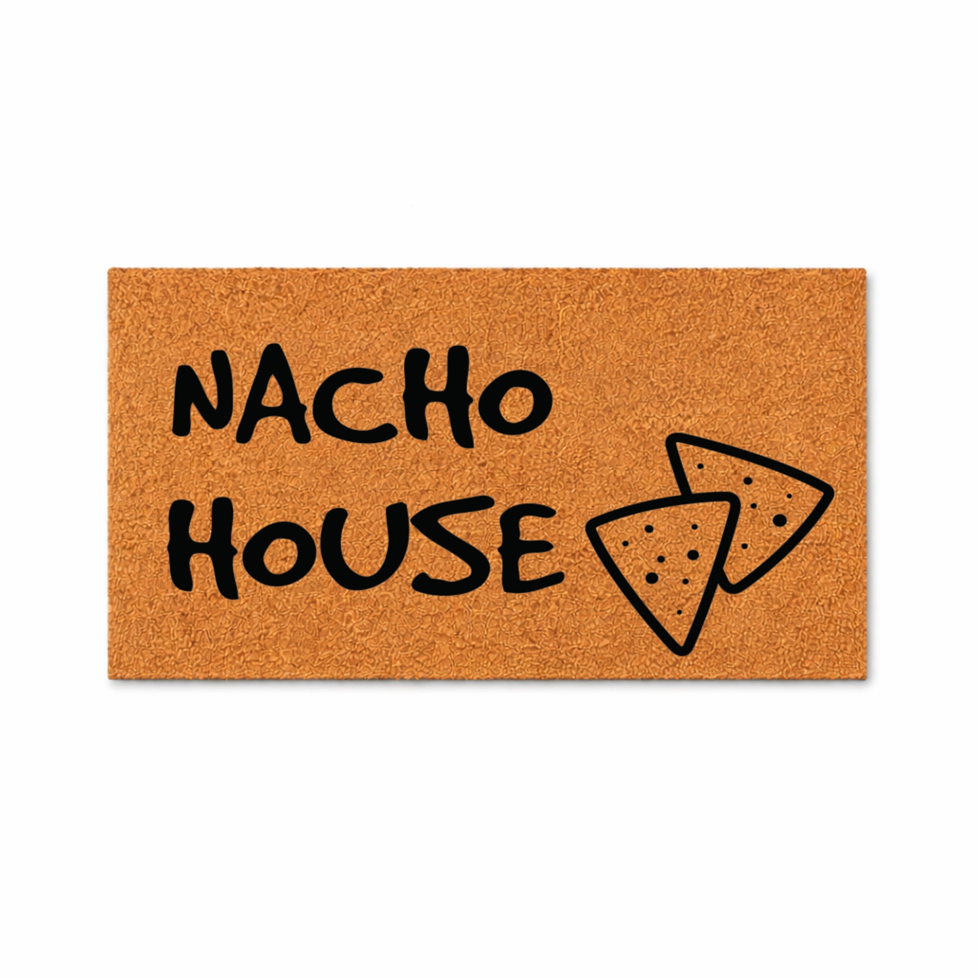 Nacho House Doormat, Funny Welcome Door Mat, Tortilla Chip Design ...