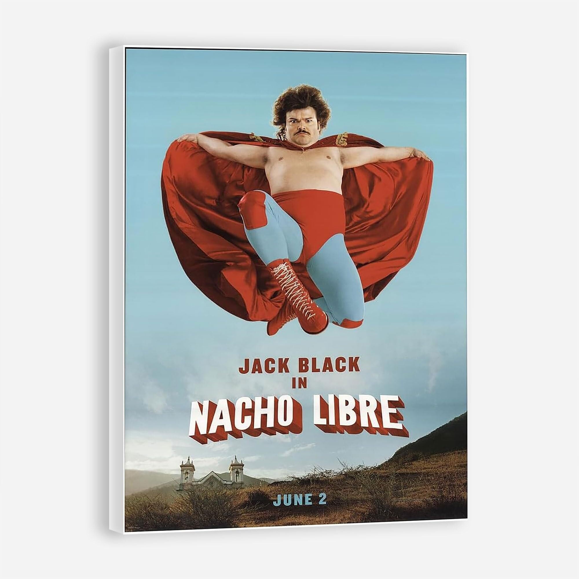 Nacho Libra Authentic Movie Poster, Canvas Painting Wall Art Posters ...