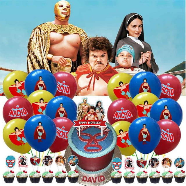 Nacho Libre Party Supplies Decor Cake Topper Birthday Backdrop Balloons ...