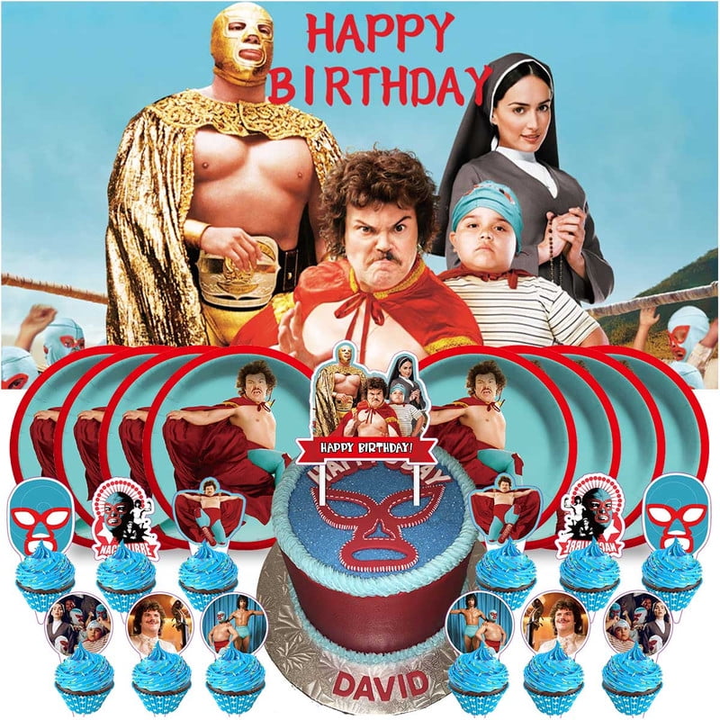 Nacho Libre Party Supplies Decor Decorations Plates Movie Background ...