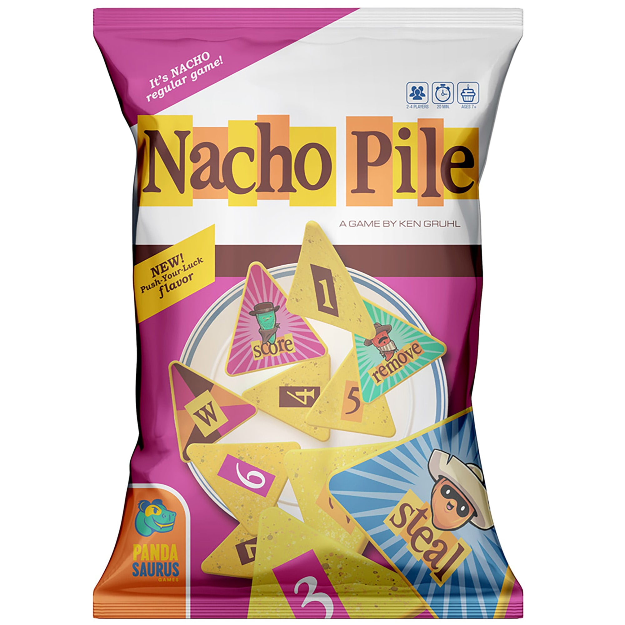 Nacho Pile - Pandasaurus Games Boardgame, Ages 7+, 2-4 Players, 20 Min ...