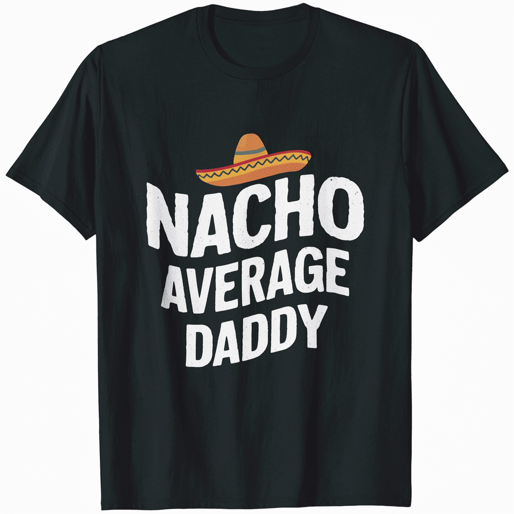 Nacho average daddy for Cinco de Mayo dad and fathers day T-Shirt ...