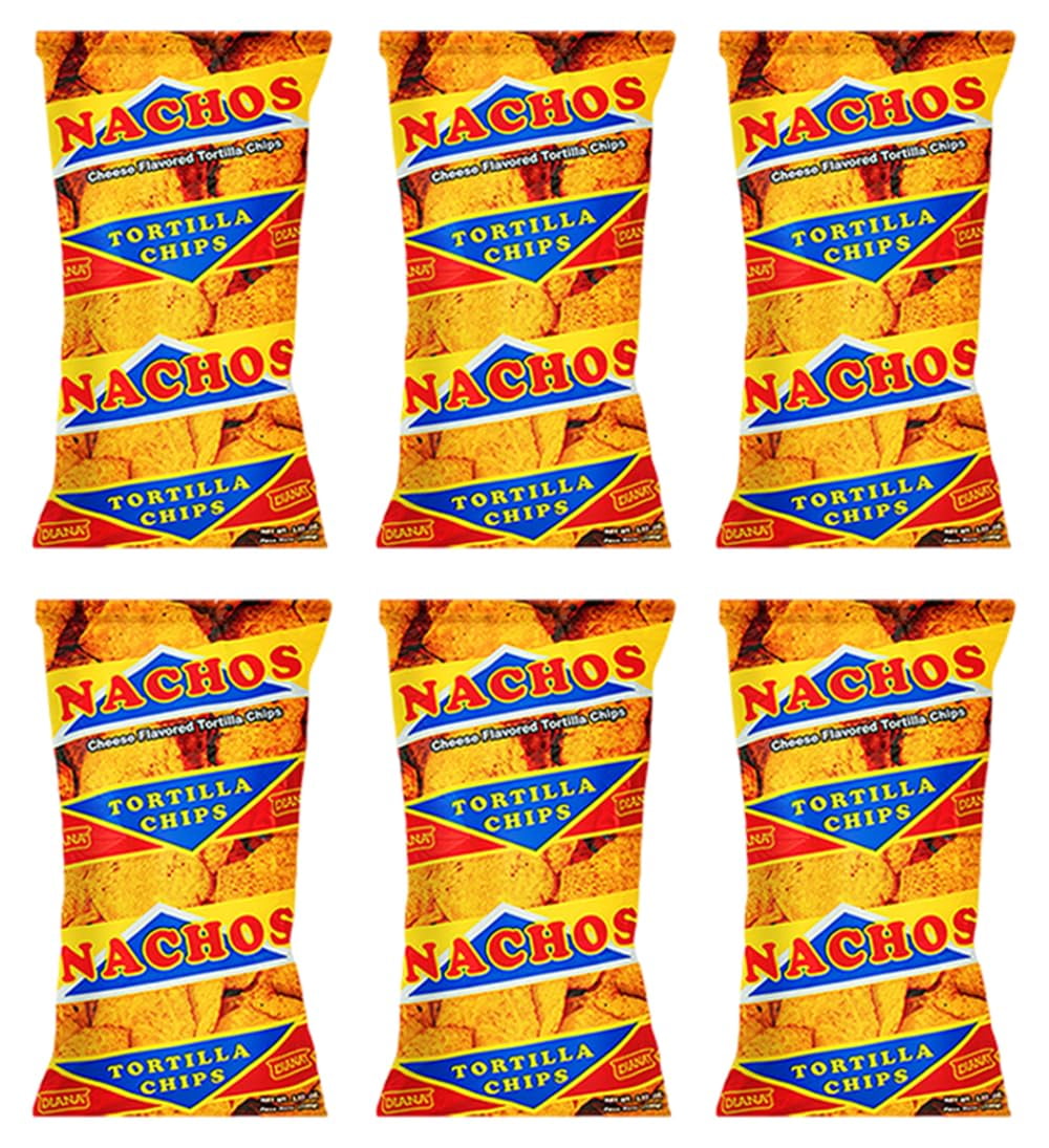 Nachos 3.52 Ounce 100g - Tortilla Chips - Pack of 6 - Walmart.com