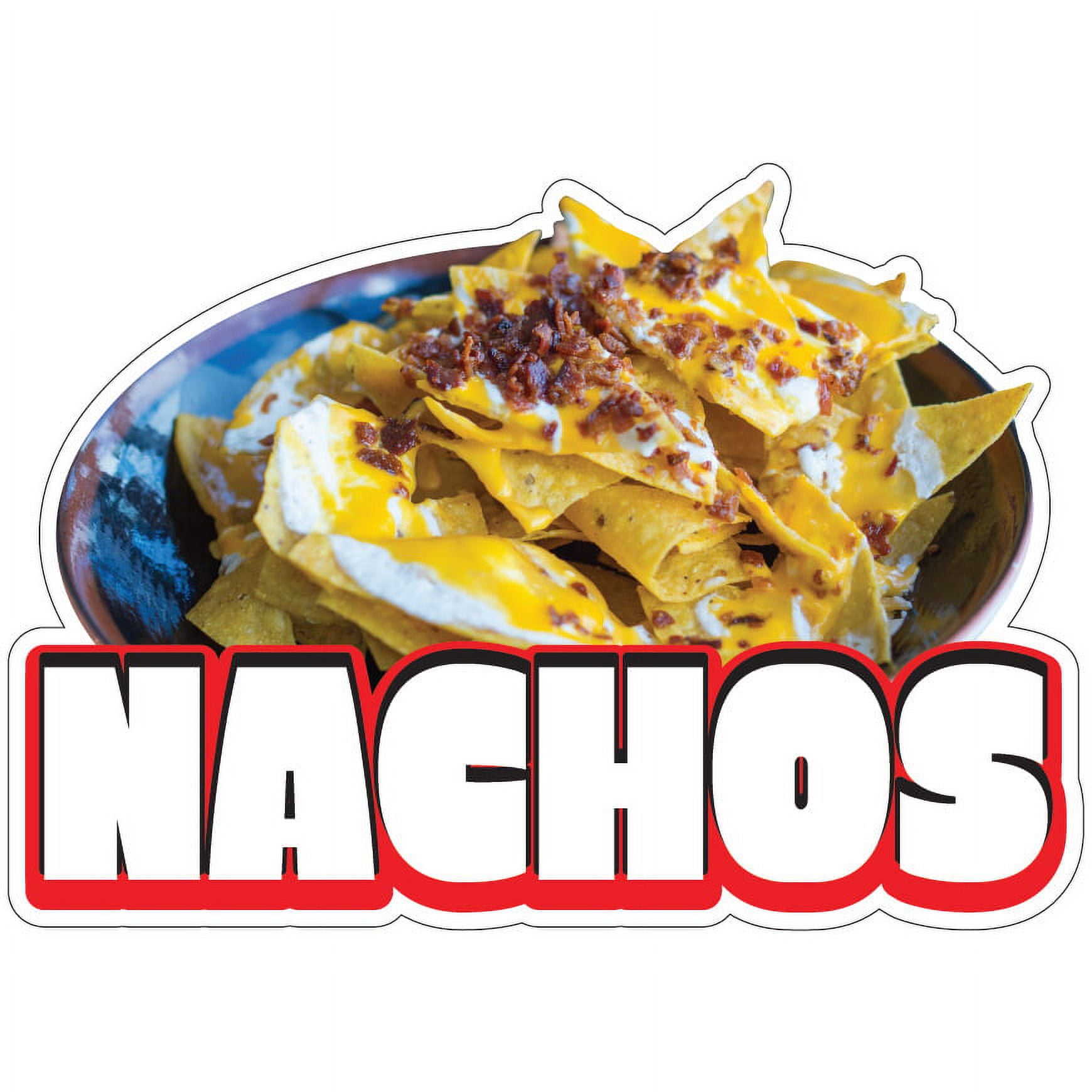 Nachos 8" Decal Concession Stand Food Truck Sticker - Walmart.com