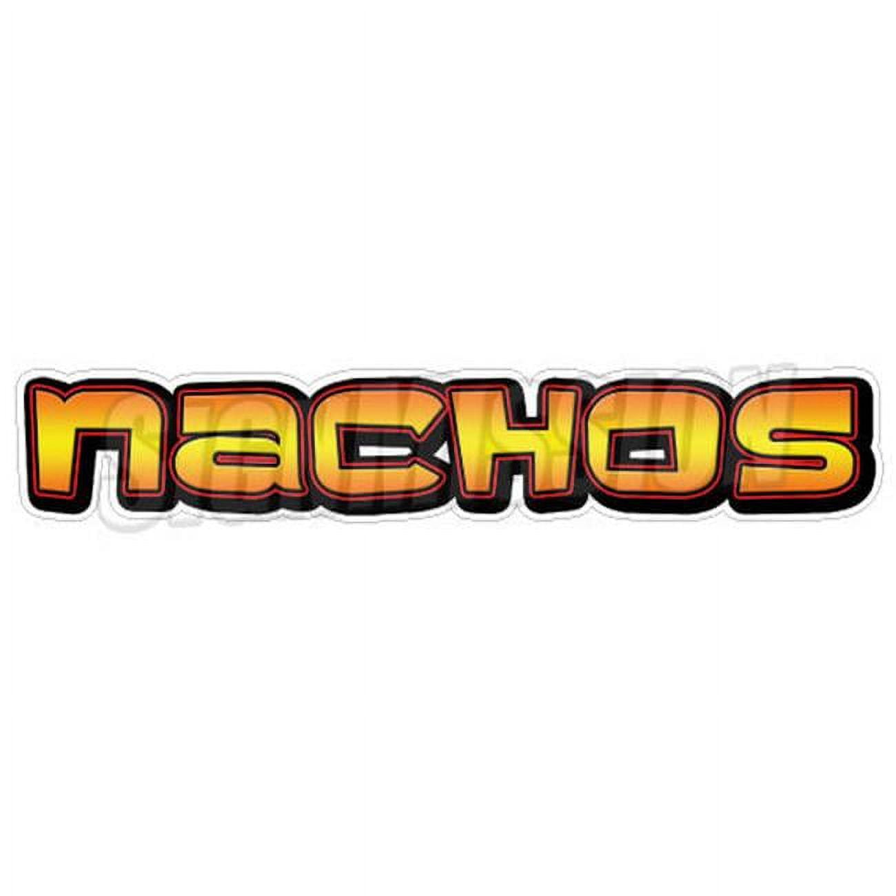 Nachos I Concession Decal Mexican Nacho Cart Stand Sign - Walmart.com