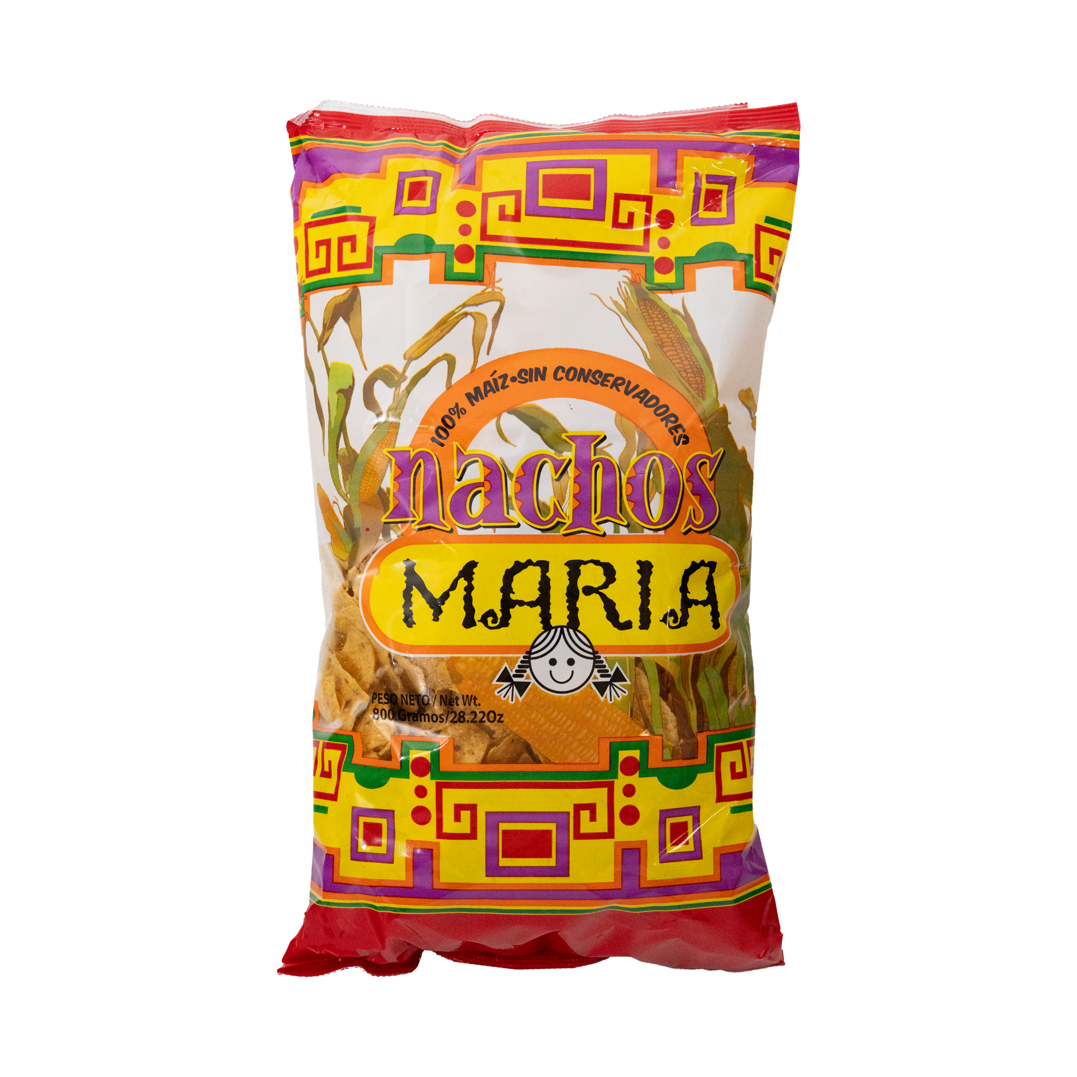 Nachos María Family Size Corn Chips With 100% Corn, 28.22oz, Shelf ...