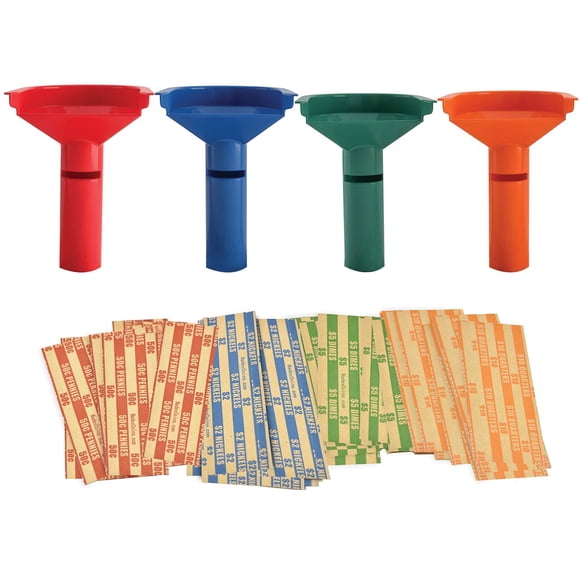 Coin Roll Wrappers in Money Handling - Walmart.com