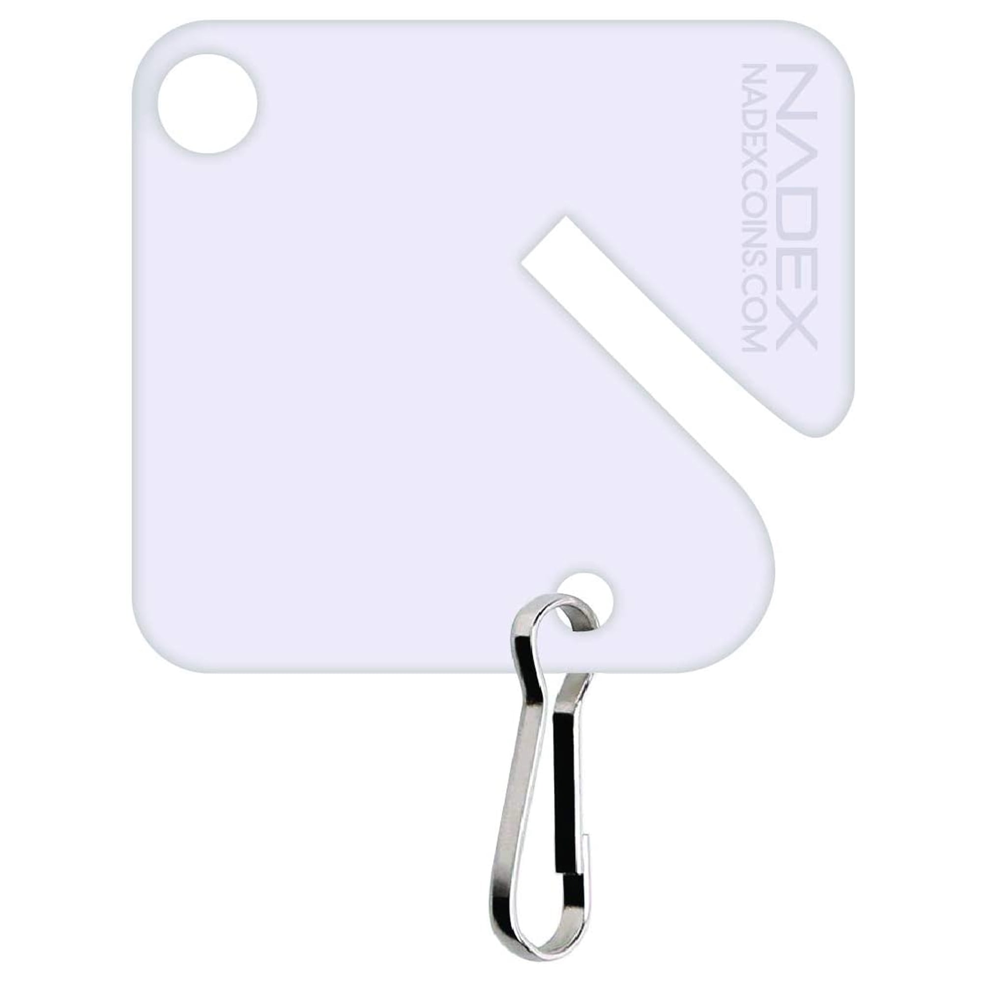 Nadex Slotted Key Tags, White, Pack Of 20 Tags - Walmart.com
