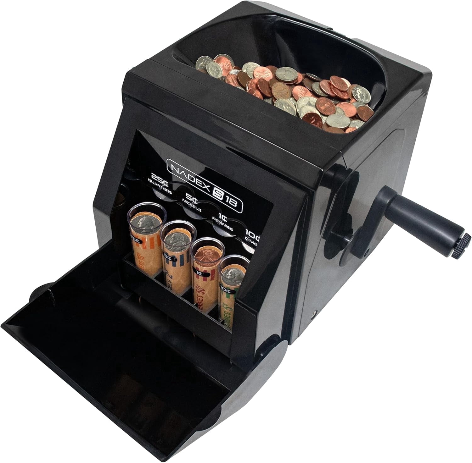 Nadex S18 Manual Coin Sorter and Wrapper - Walmart.com