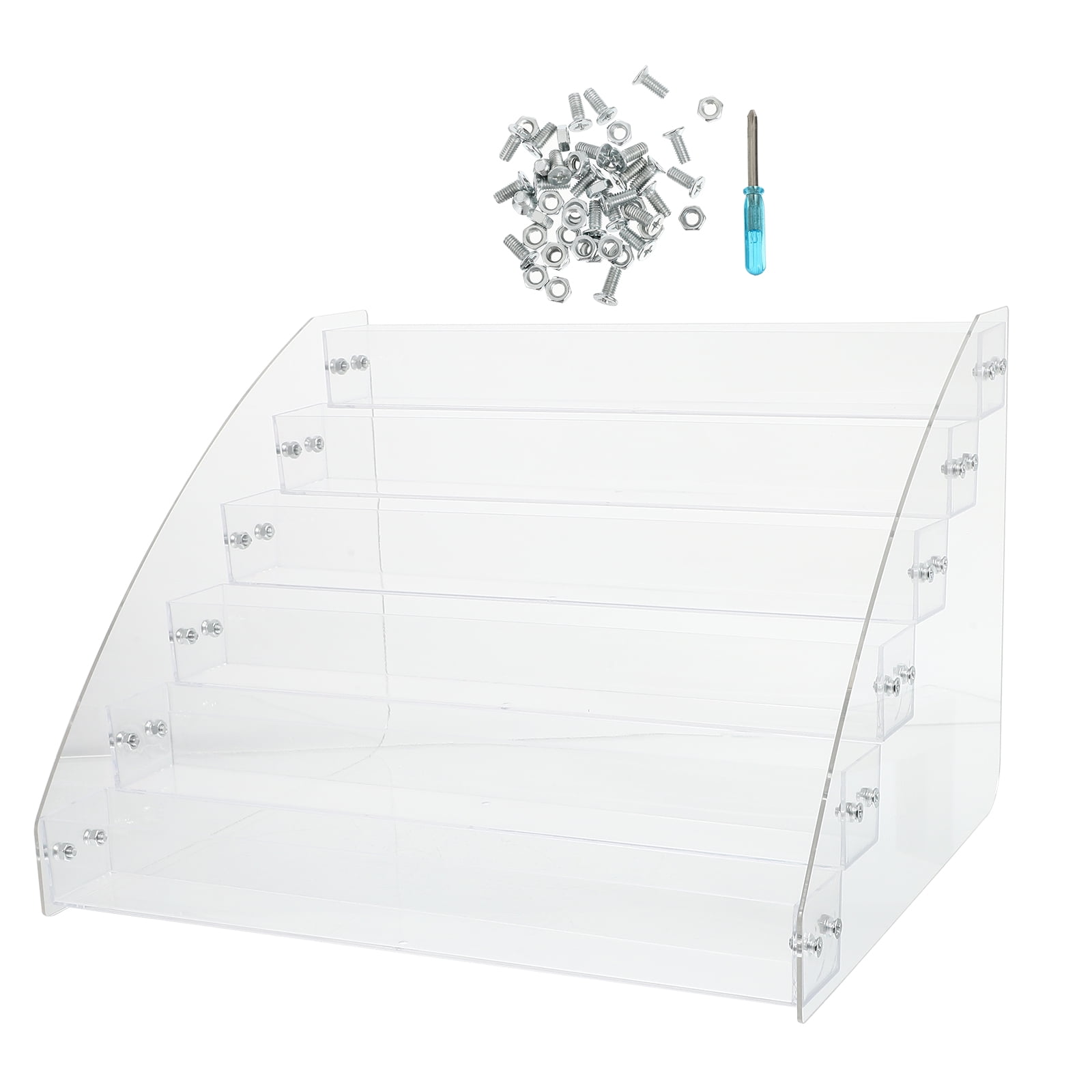 Nadi 1pc Clear Acrylic Display Durable Display Stand for Organizer (6 ...