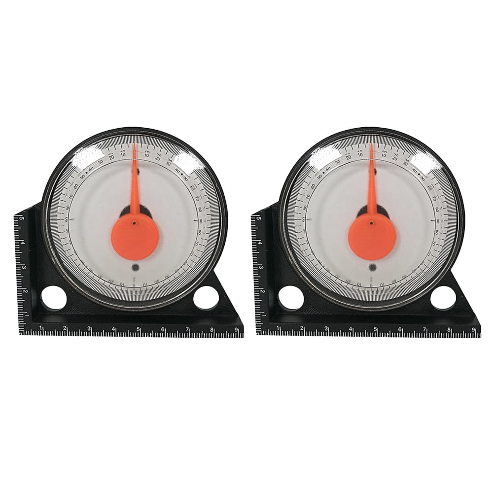 Nadi 2Pcs High Precision Pointer Type Inclinometer Inclination Box ...
