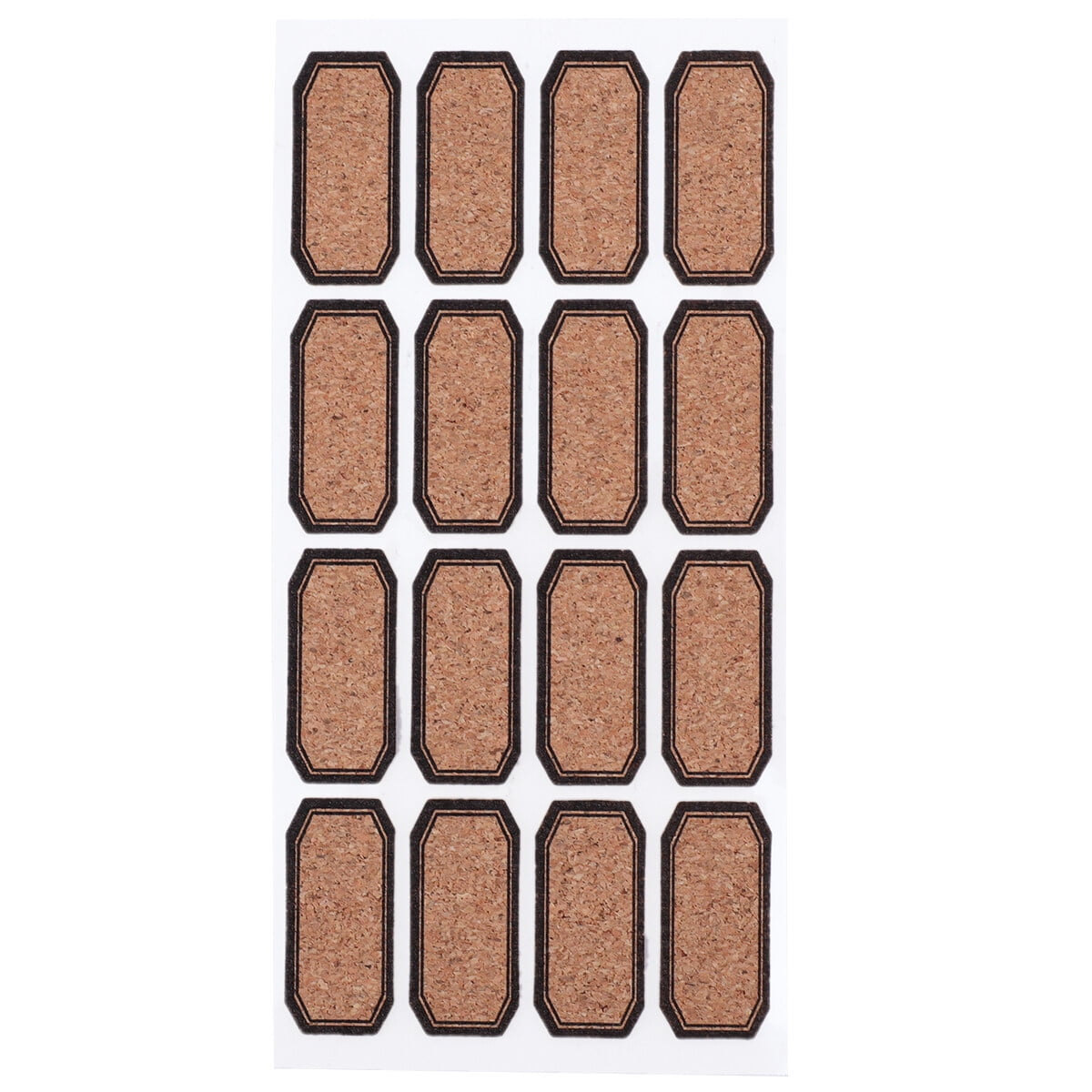 Nadi 2pcs Blank Label Stickers Adhesive Gift Sticker Name Tags Wooden ...