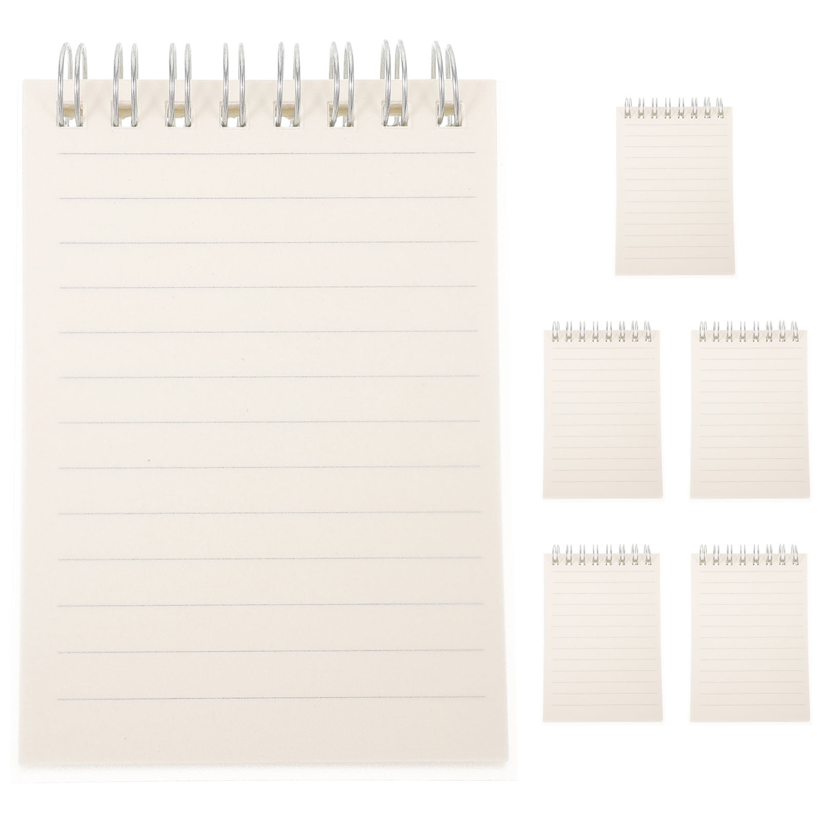 Nadi 6pcs Office Spiral Notebook Writing Notebook Coil Notepad Note ...