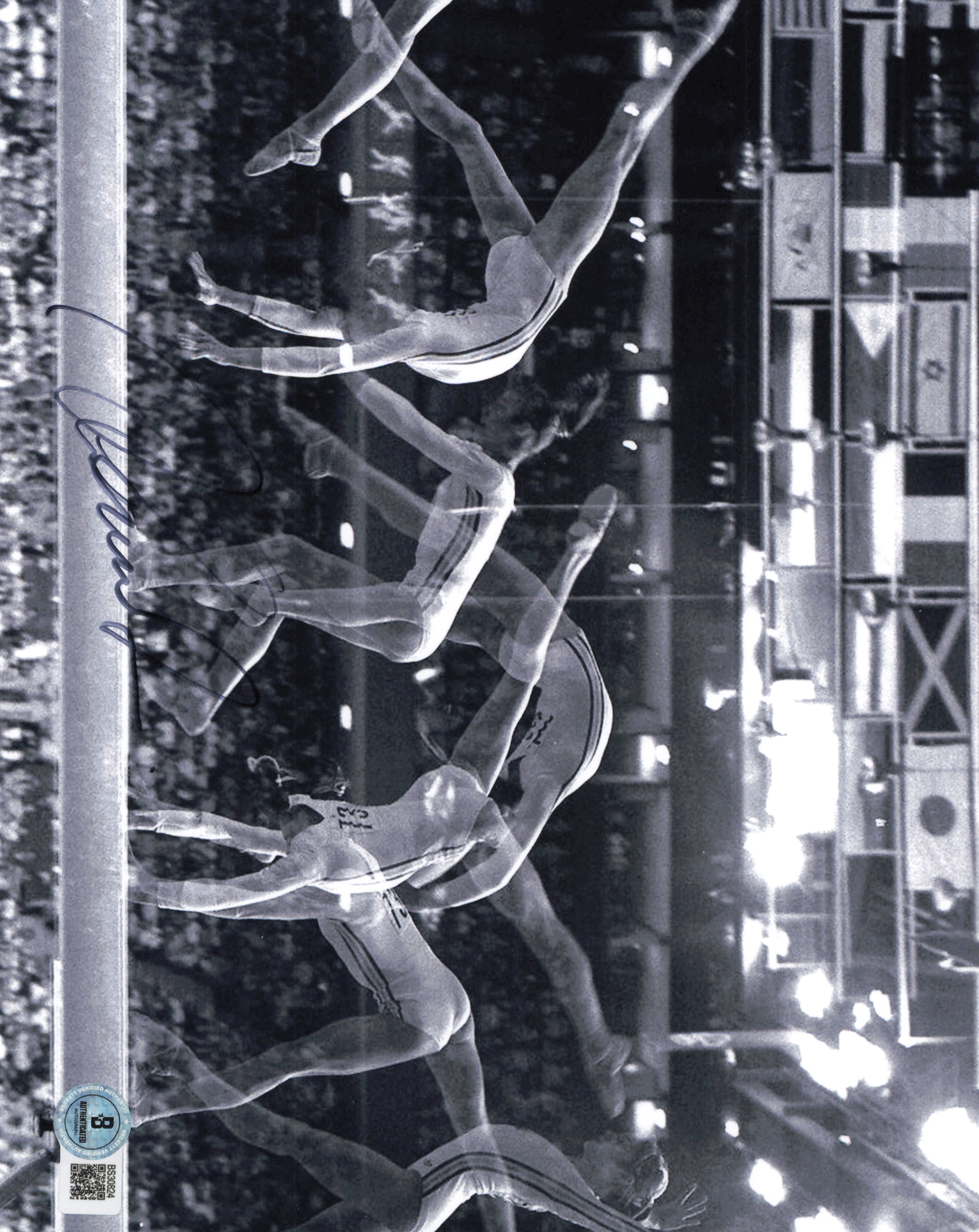 Nadia Comaneci Autographed 8x10 Photo Gymnast Beckett BAS QR #BS30824 ...