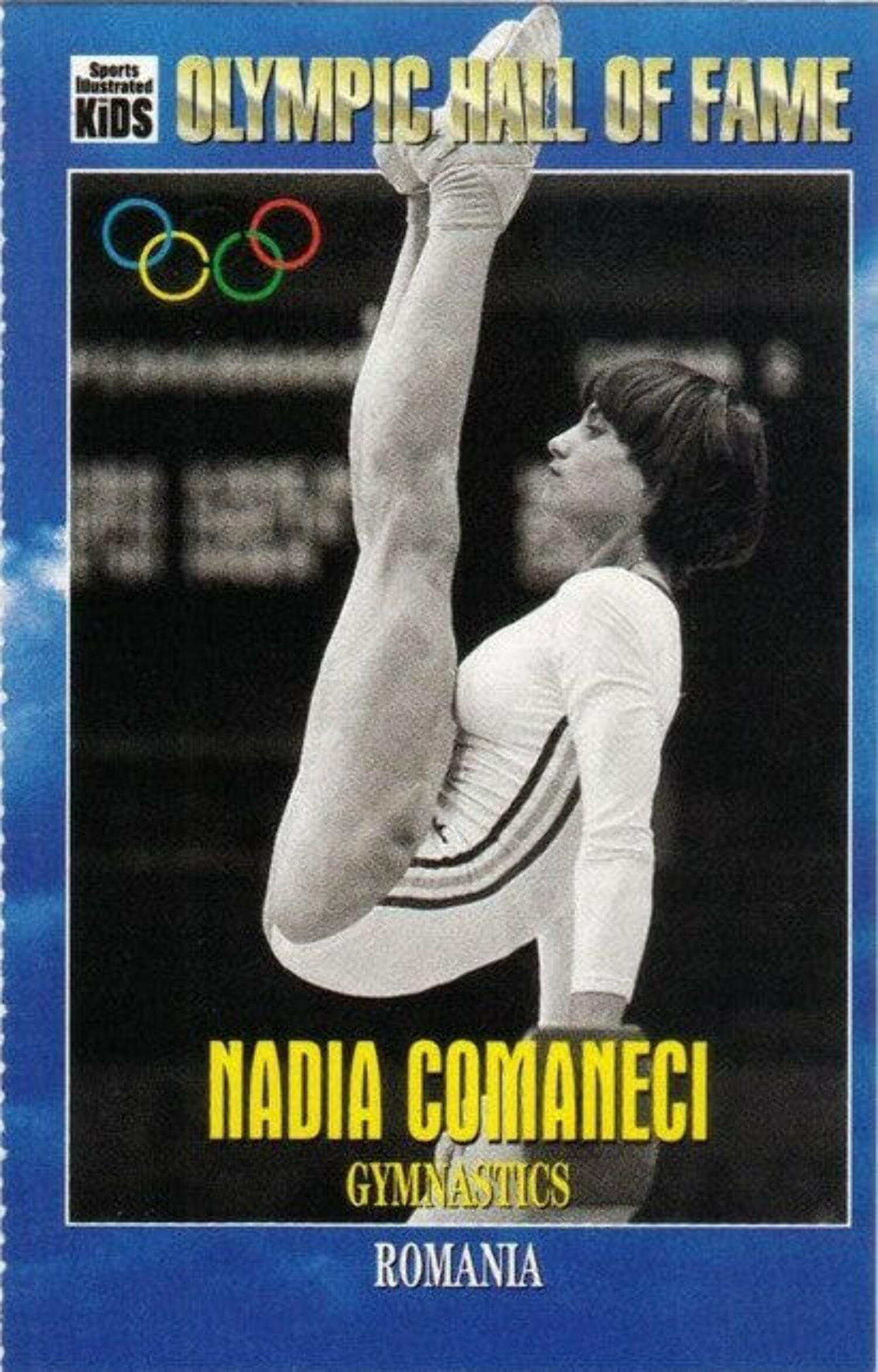 Nadia Comaneci Olympic Hall of Fame 1996 Sports Illustrated for Kids ...