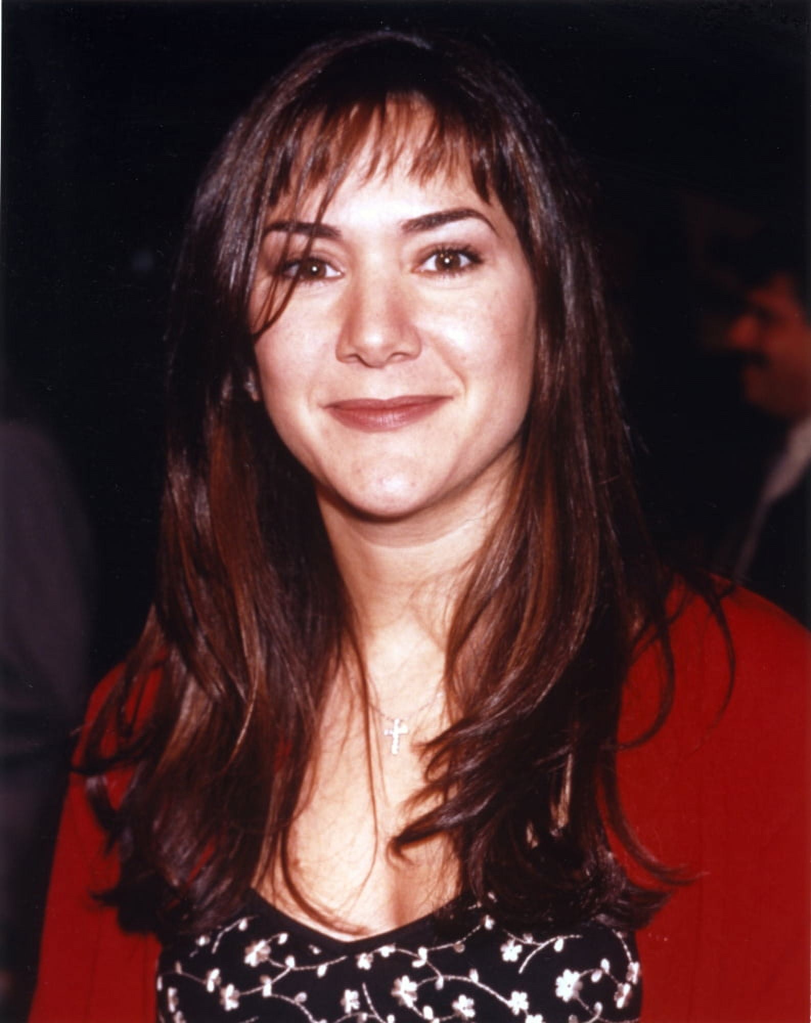 Nadia Dajani Black Background Close Up Portrait Photo Print (24 x 30 ...