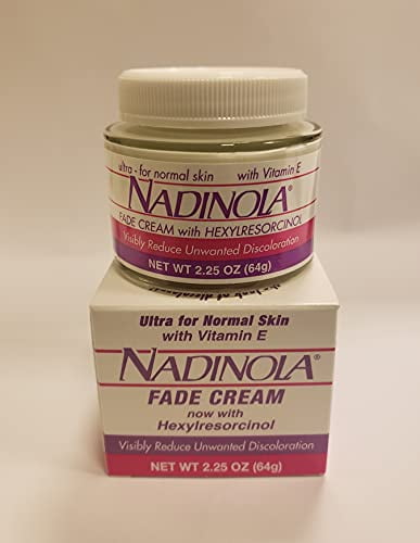 Nadinola, Facial Fade Cream, 2.25oz Jar, Brightening and Discoloration ...