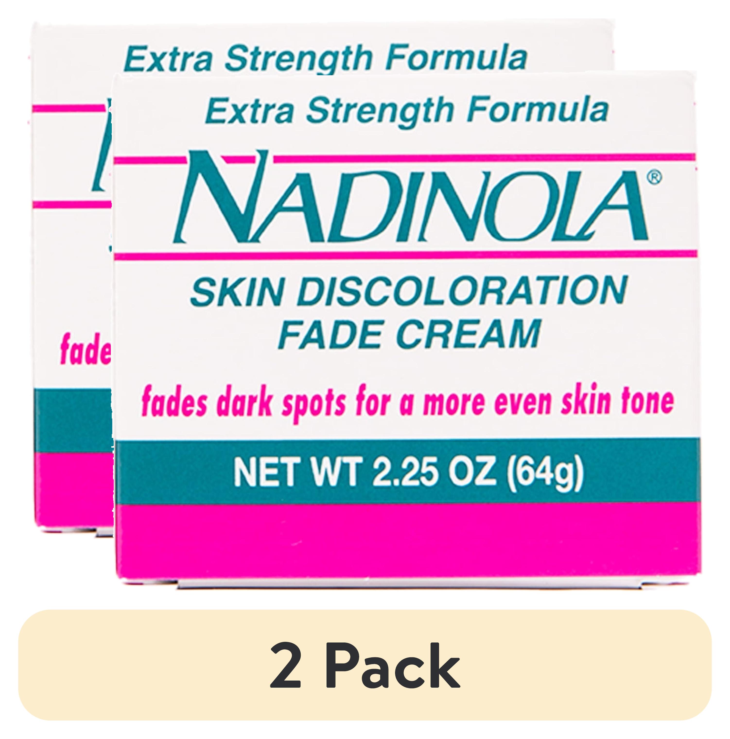 (2 pack) Nadinola Fade Cream Extra Strength Formula, 2.25 oz, Sensitive ...