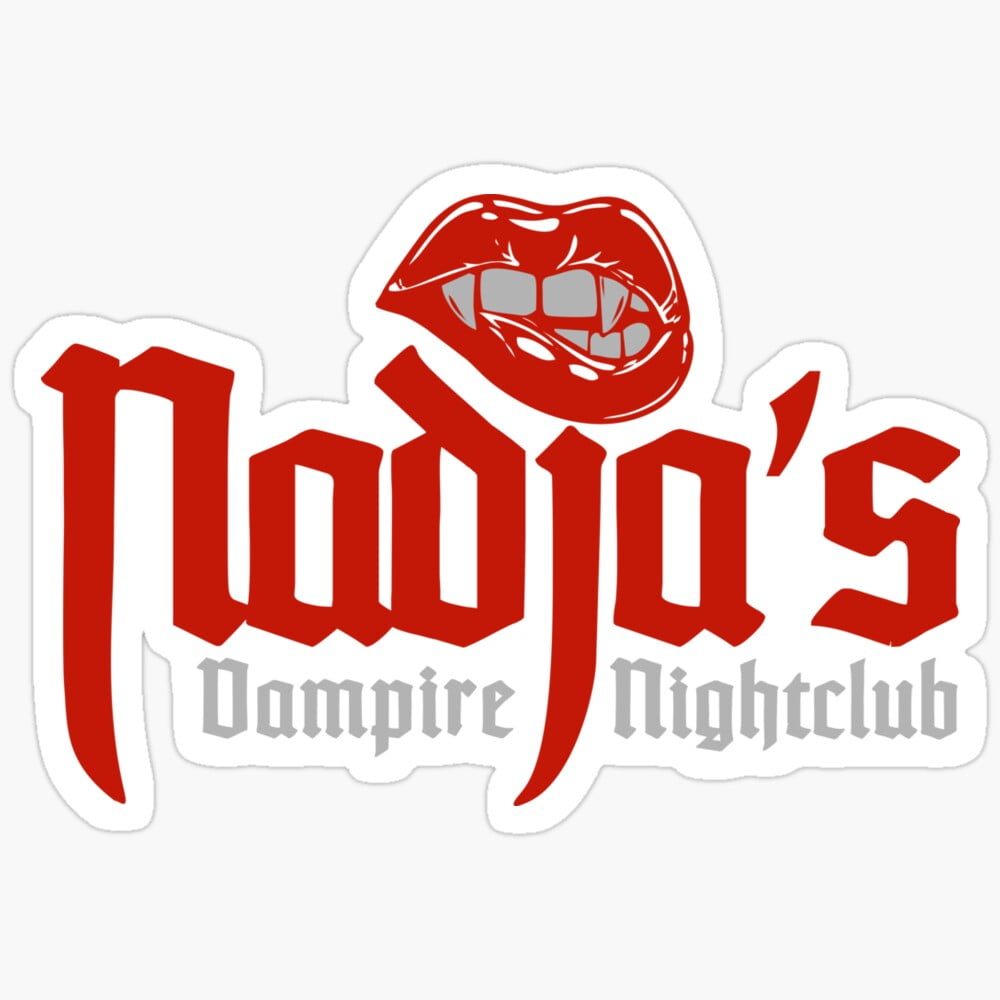 Nadja'S Vampire Nightclub Sticker Phone Decal Water Bottle Stickers Car ...
