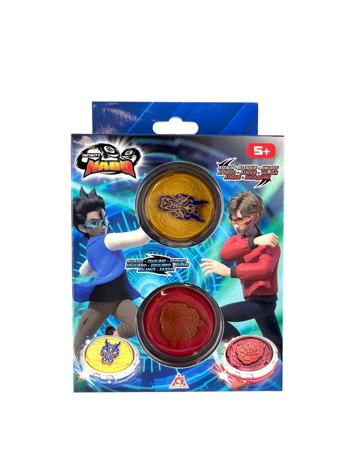 Nado - 2 Pack - Gold Warrior Phoenix & Lightning Leopard - Walmart.com