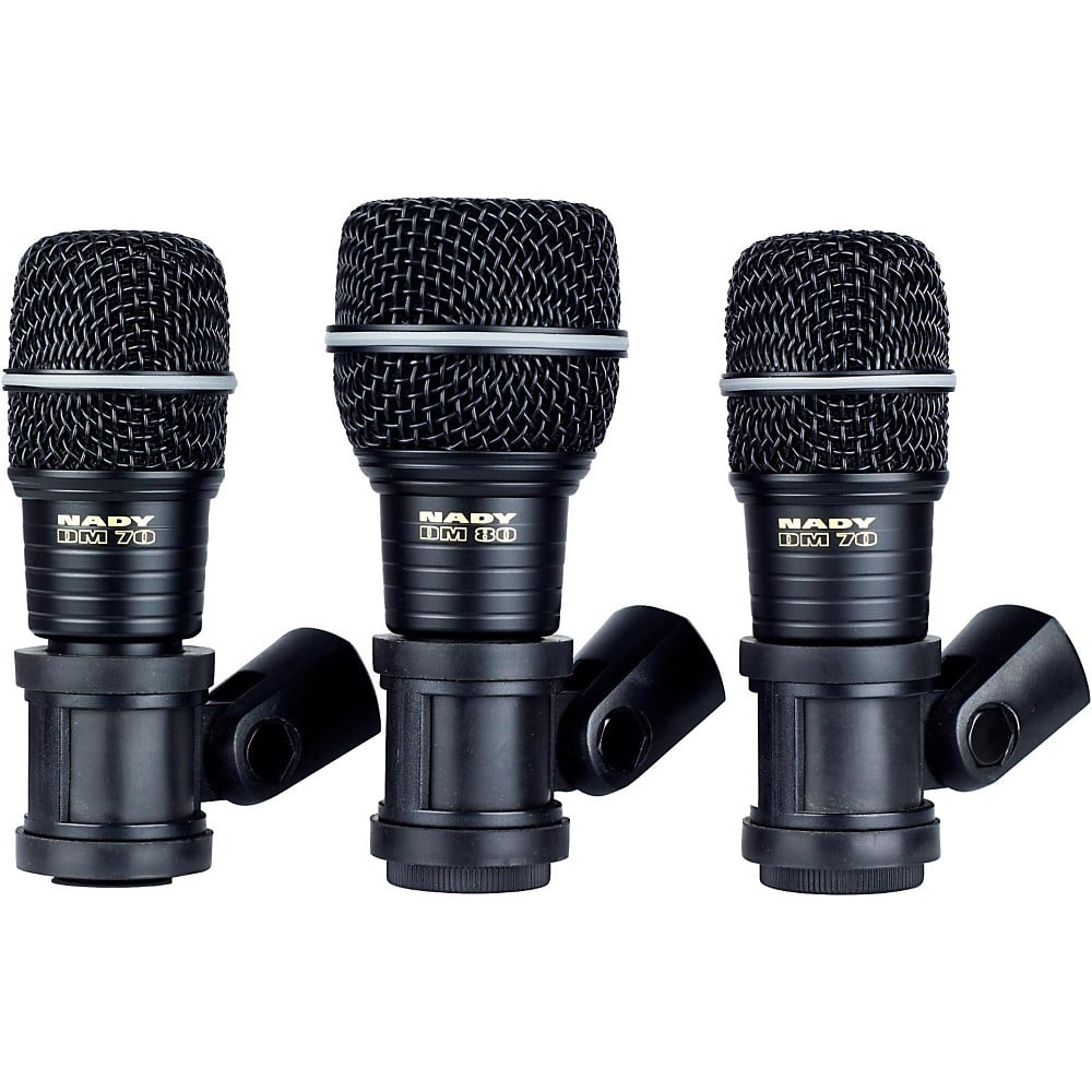 Nady DMK3 3-Piece Drum Microphone Package - Walmart.com