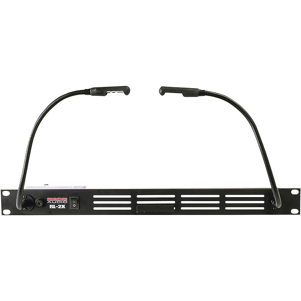 Nady Dual Gooseneck LED Rack Light Black - Walmart.com