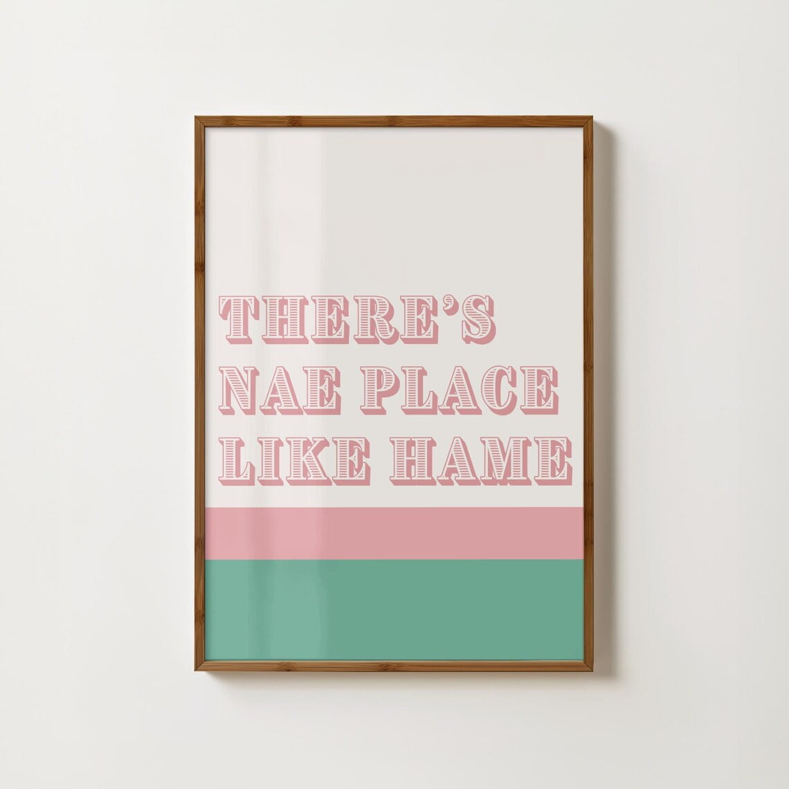 There'S Nae Place Like Hame Print Scottish Saying Scottish Quote Print ...