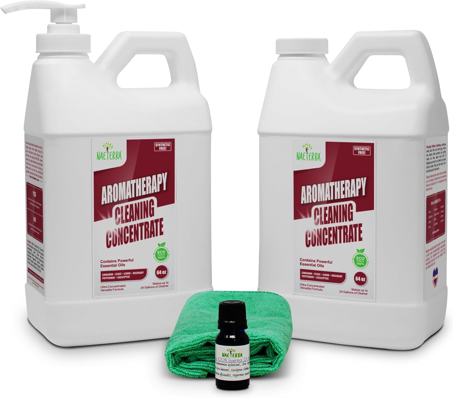 Naeterra Aromatherapy Cleaning Concentrate – 1 Gallon | Multi-Surface ...