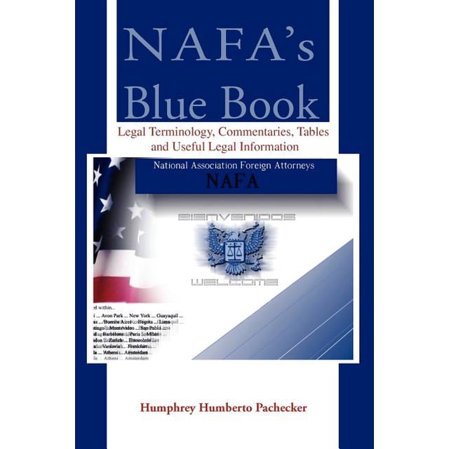 Nafa's Blue Book : Legal Terminology, Commentaries, Tables and Useful ...