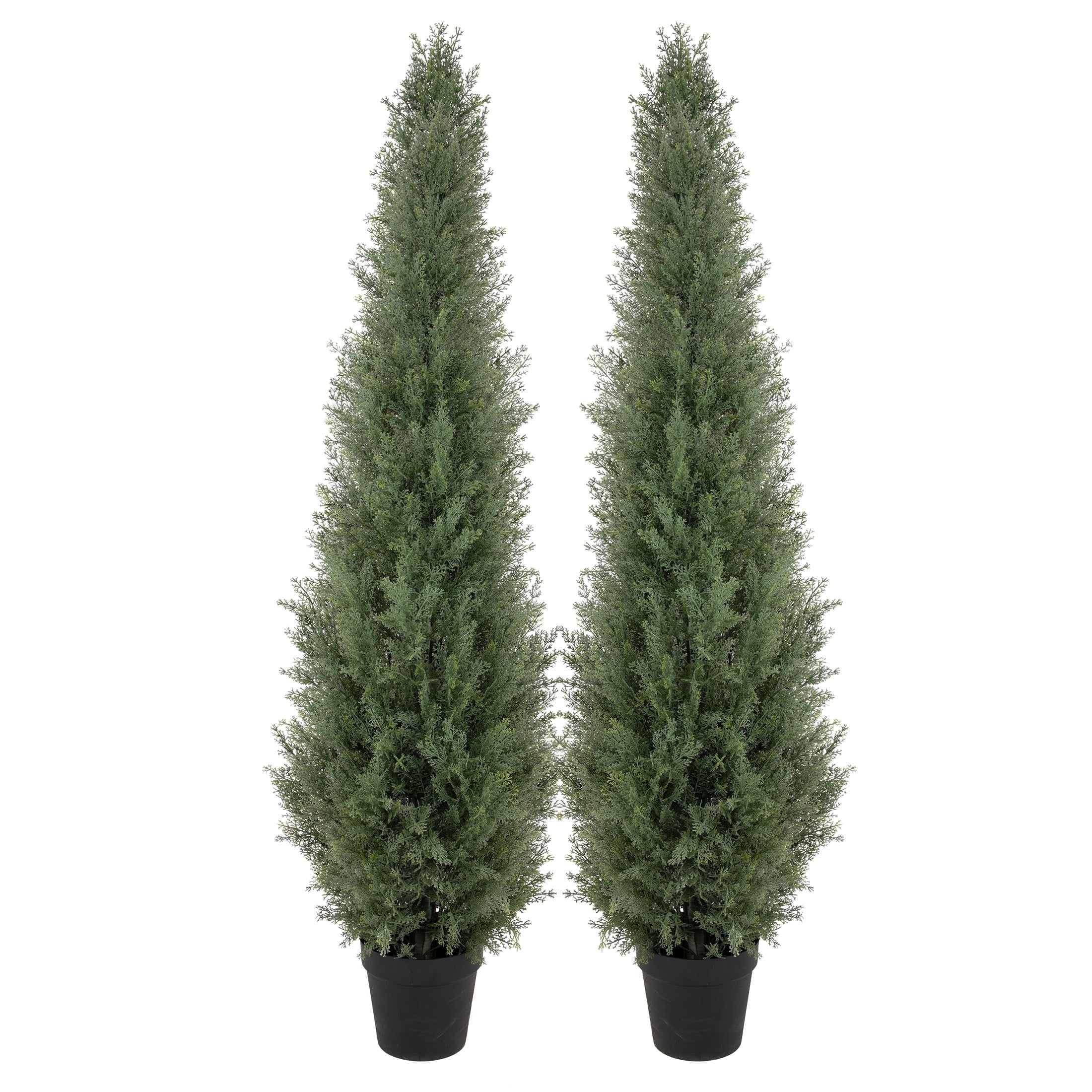 Nafresh 5ft UV Resistant Artificial Topiary Trees Outdoor with Full ...