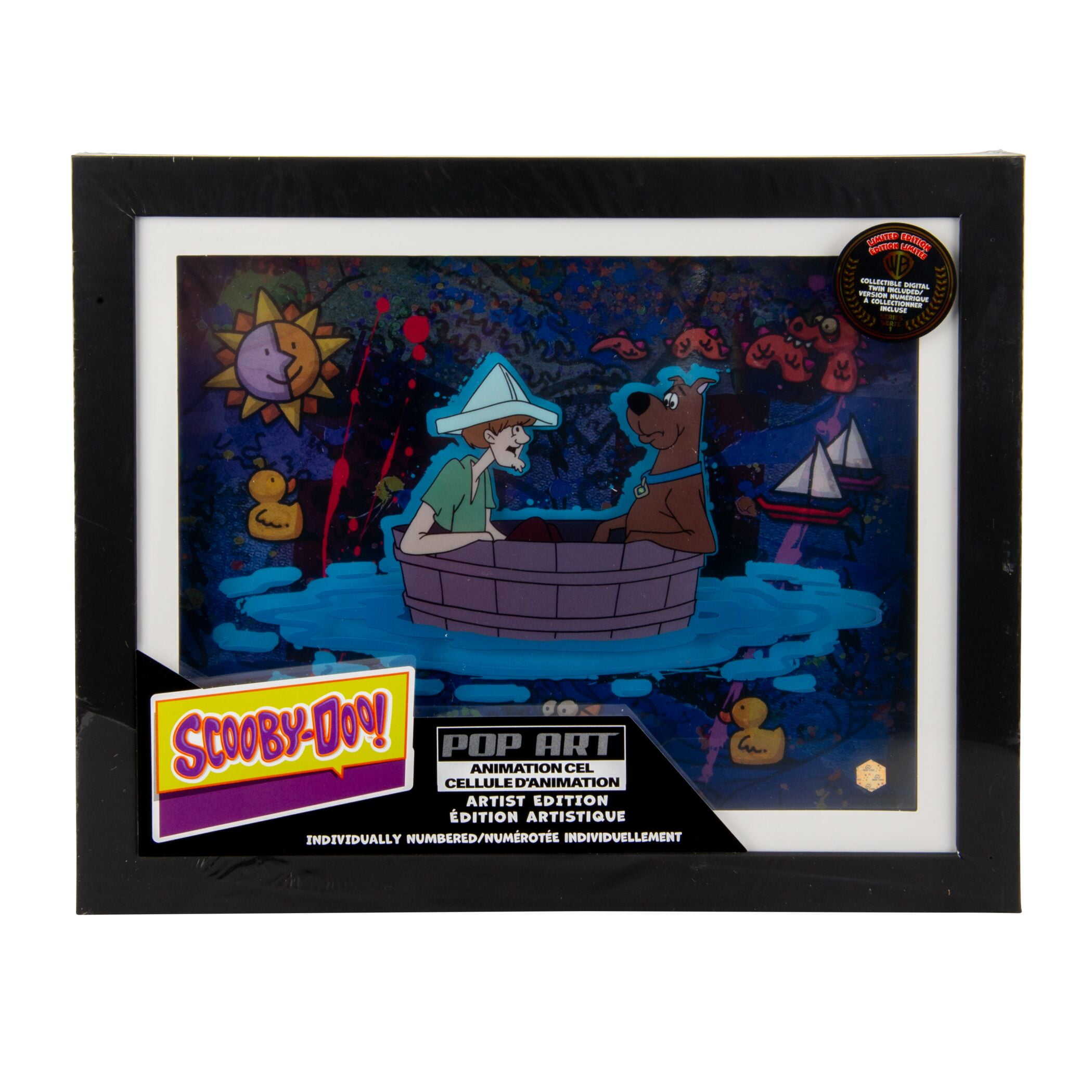 Naftos Pop Art Go Away Ghost Ship Scooby-Doo Animation Cel 2 - Walmart.com