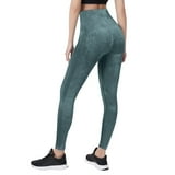 Nafuu Women Yoga Pants Solid Color High Waist Washed Seamless Tight ...