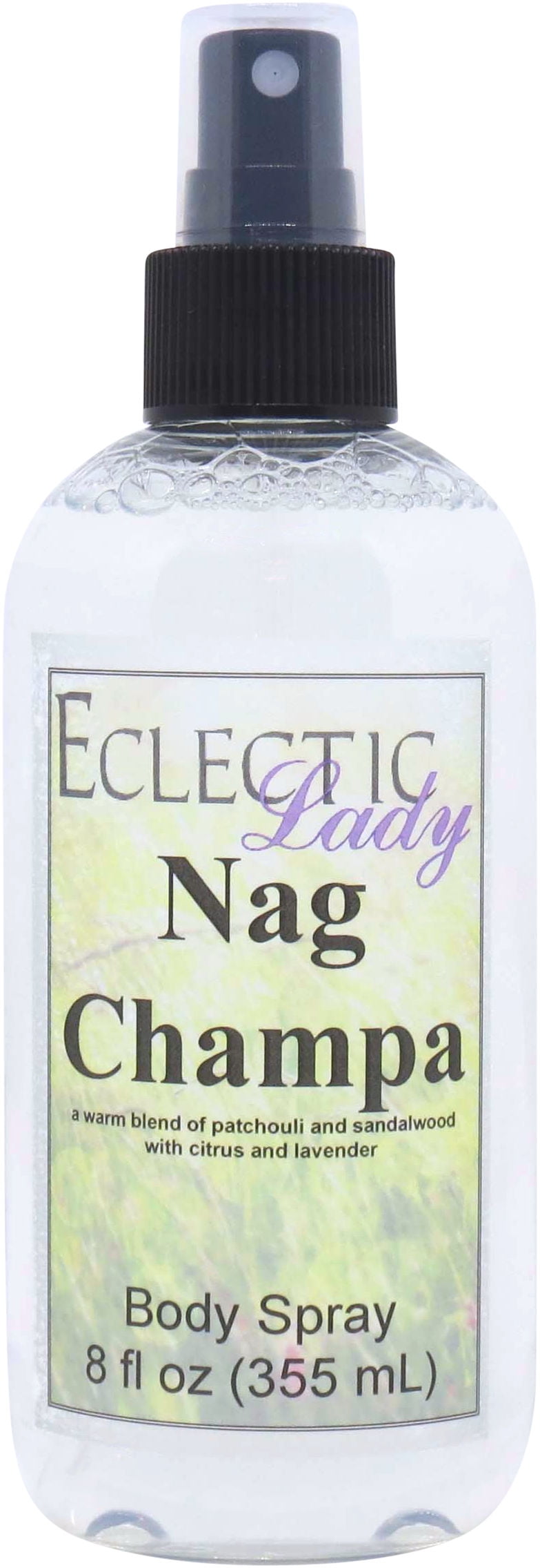 Nag Champa Body Spray, Eclectic Lady, Hydrating Mist, Unisex, 8 oz ...