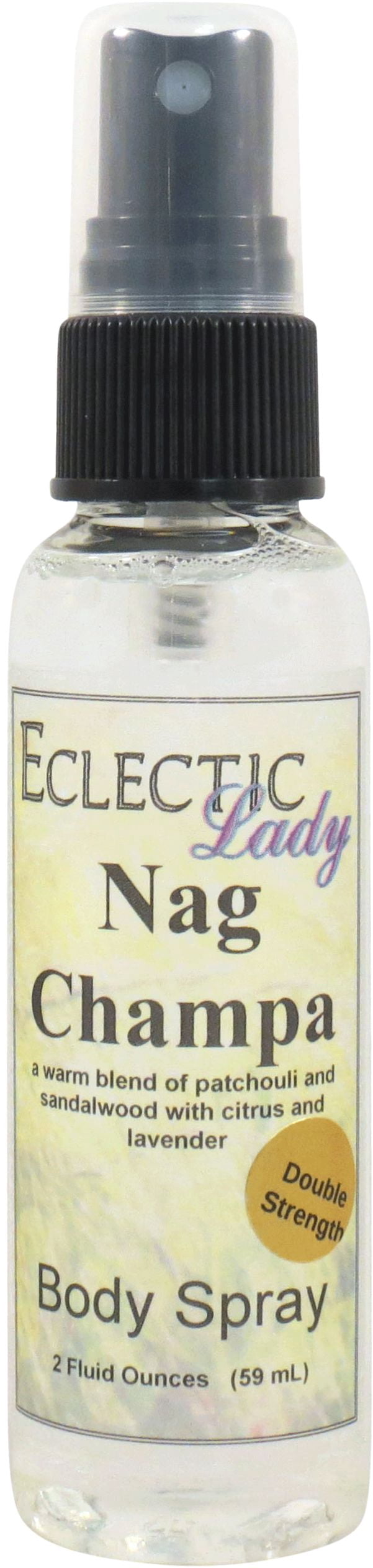 Nag Champa Body Spray, Eclectic Lady, Hydrating Mist, Unisex (Double ...