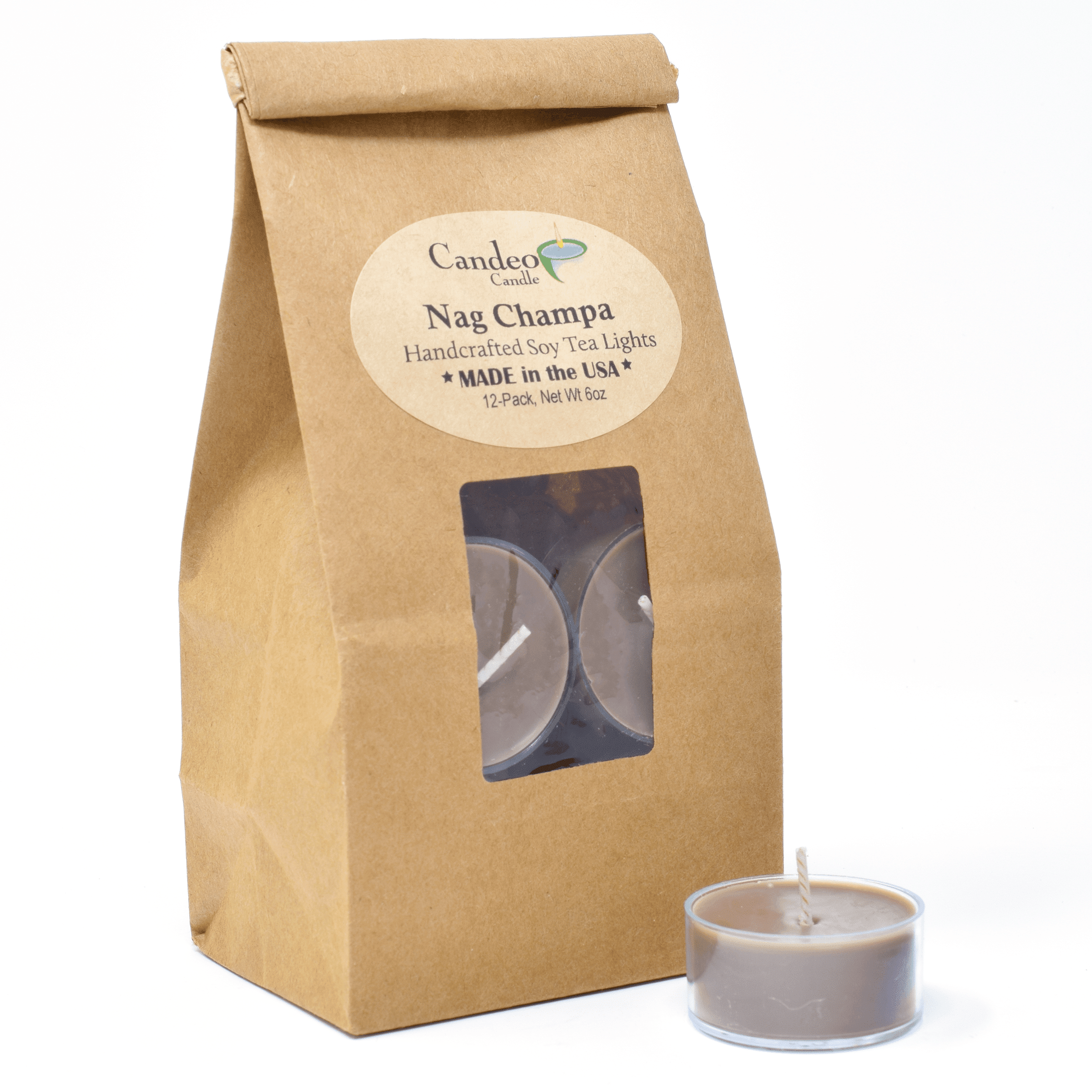 Nag Champa, Soy Tea Light 12-Pack - Walmart.com