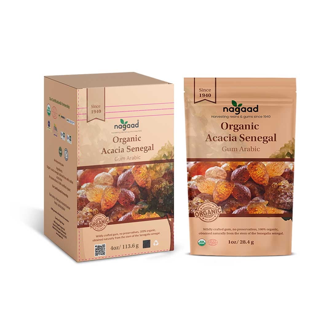 Nagaad Organic Acacia Senegal Gum Arabic - USDA Certified, 100% Organic ...