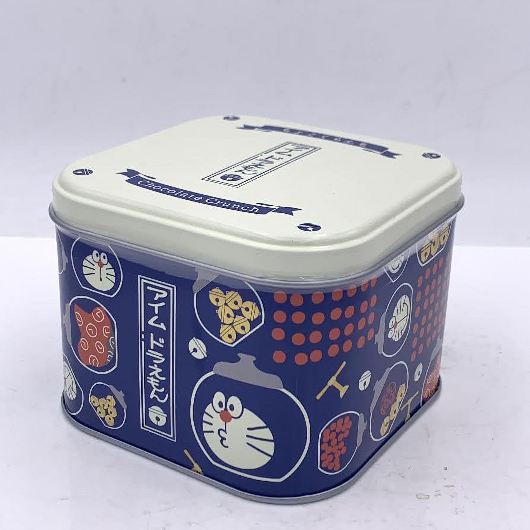 Nagatoya x Doraemon Chocolate Crunch Can 10pc长登屋哆啦A梦卡通复古罐装香脆草莓巧克力 ...